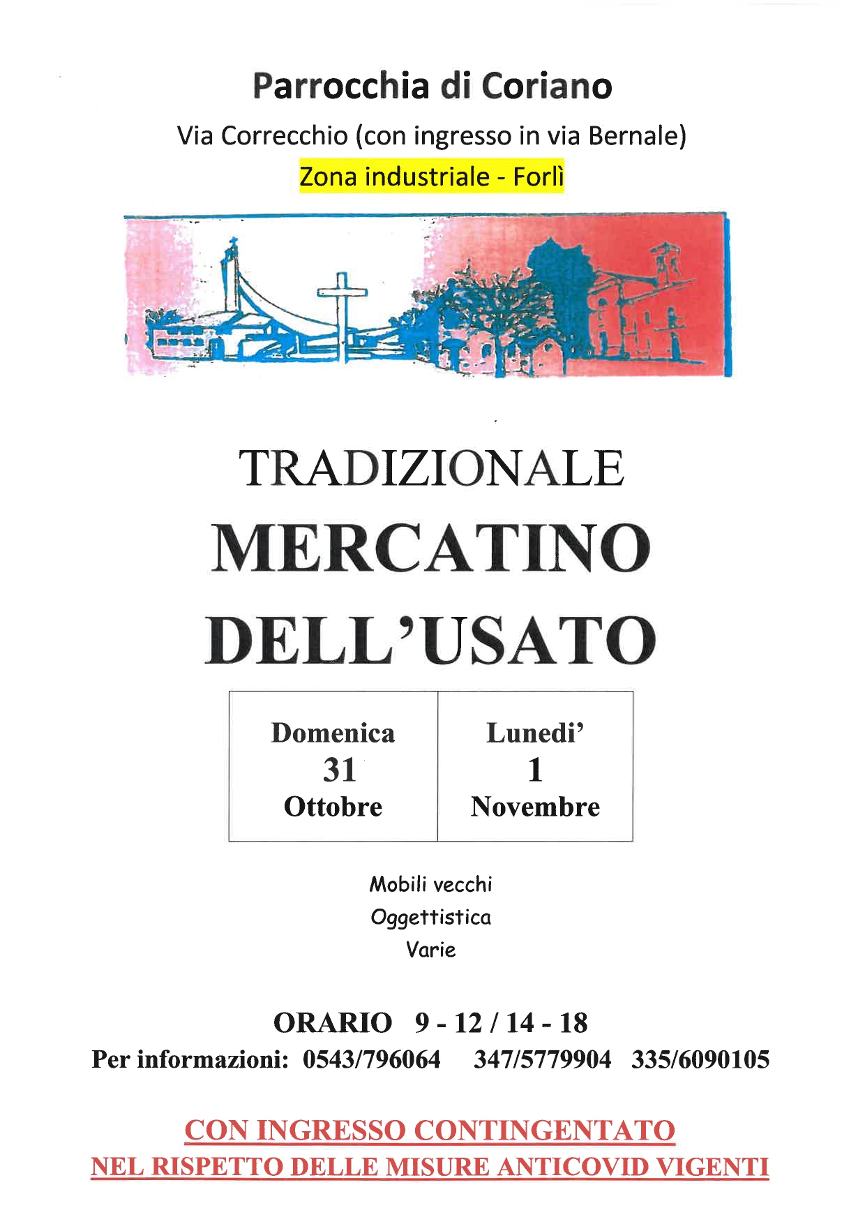 MERCATINO DELL’USATO- CARITAS | Parrocchia di Coriano